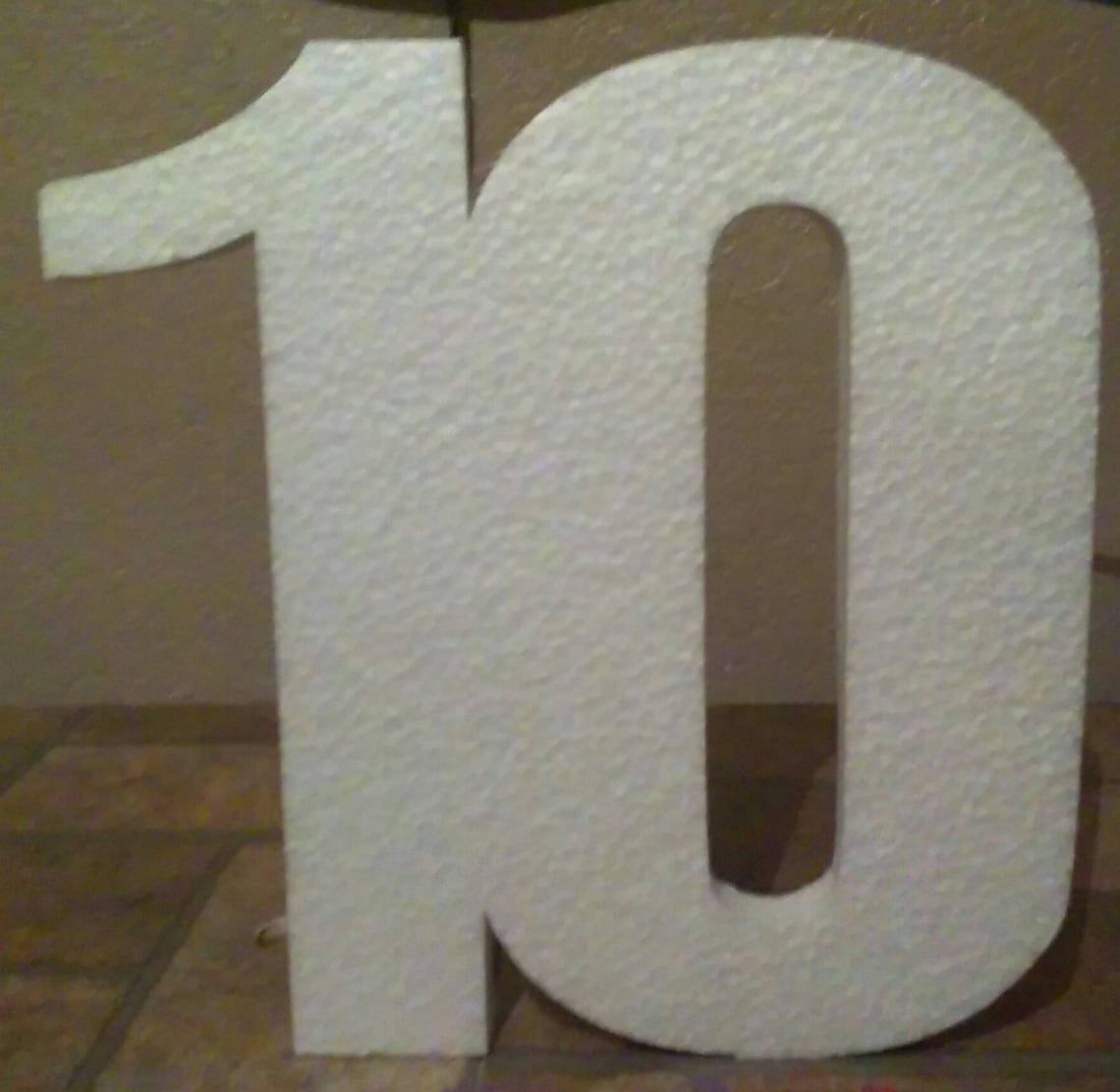 Foam Letters and Numbers | Etsy