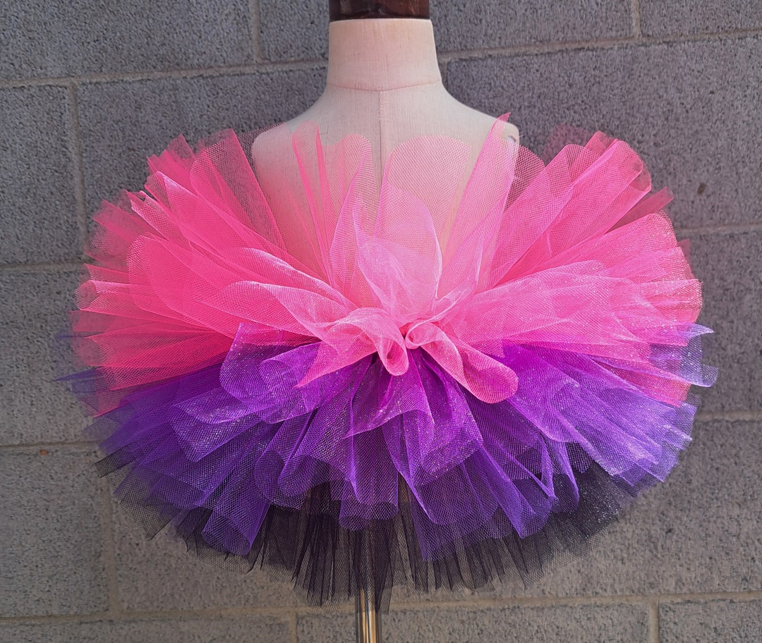 Pink Purple Black Ombre Tutu Halloween Tutu Ballerina Tutu Princess ...