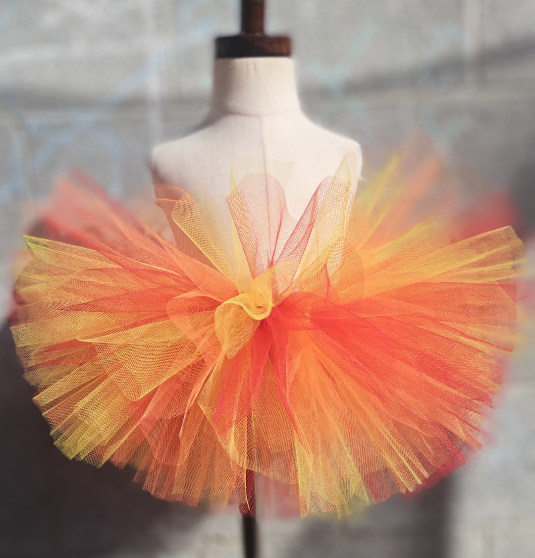 Red Orange Yellow Tutu Fire Tutu Flame Tutu Birthday Tutu Ballerina ...