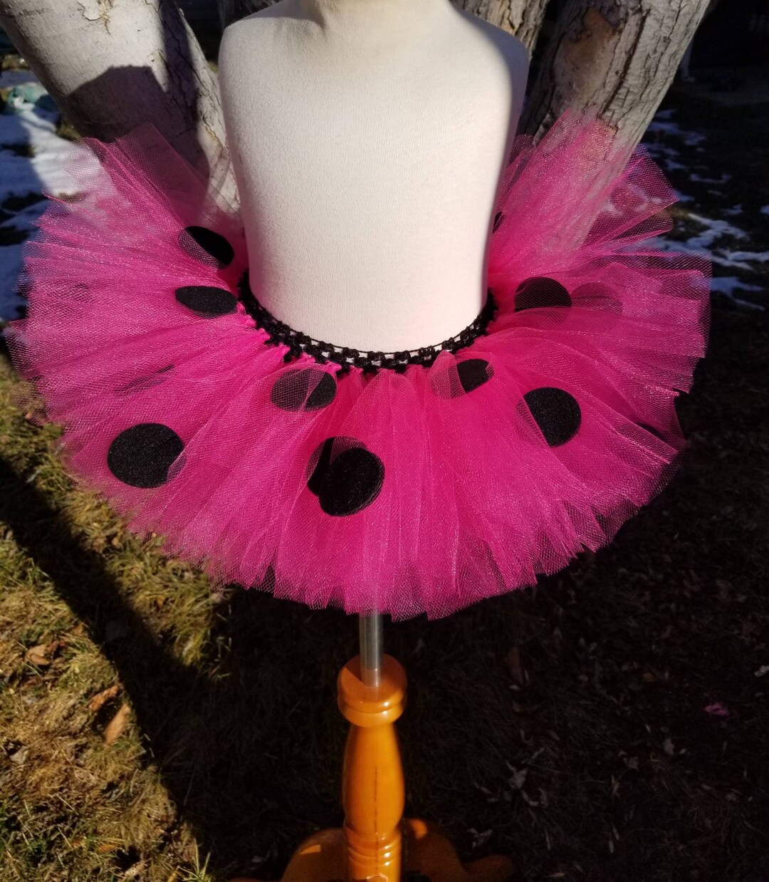 Pink Polka Dot Tutu Birthday Tutu Ballerina Tutu Kids Tutu Toddler Tutu ...