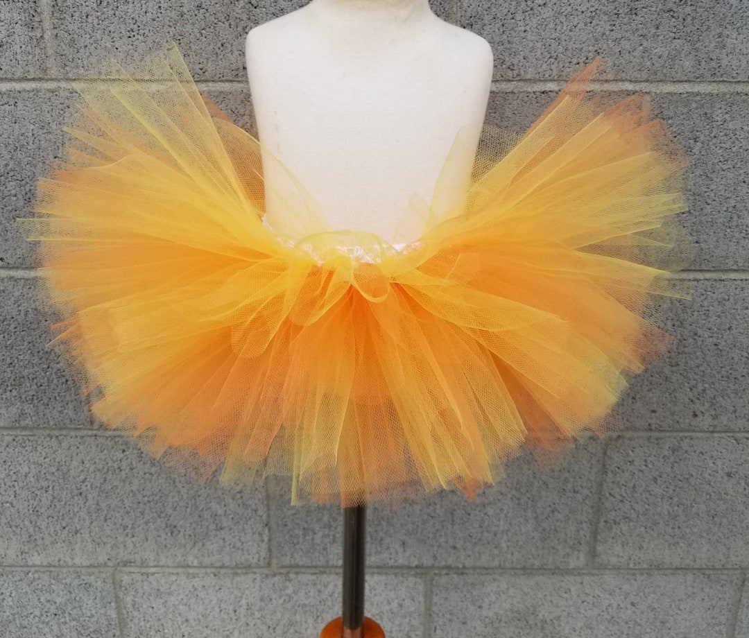 Orange and Yellow Tutu Sunflower Tutu Birthday Tutu Bird Tutu Princess ...