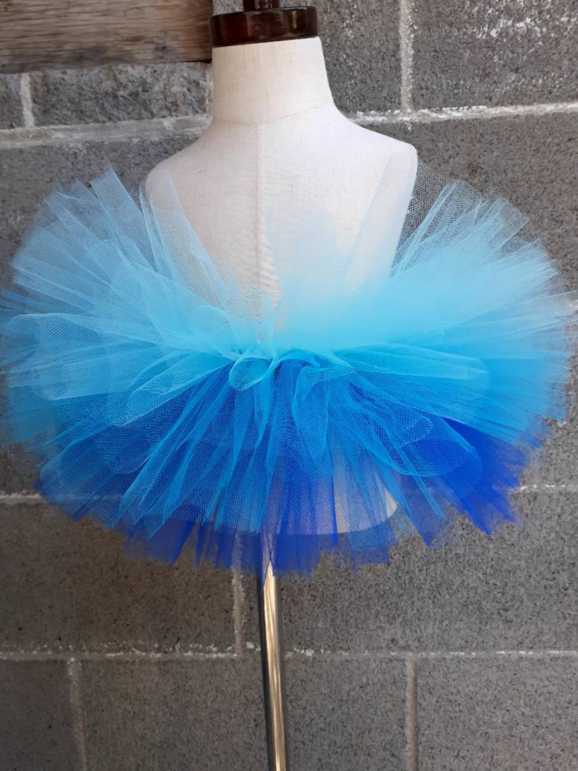 Blue Ombre Tutu Royal Blue Turquoise Aqua Tutu Halloween Tutu - Etsy