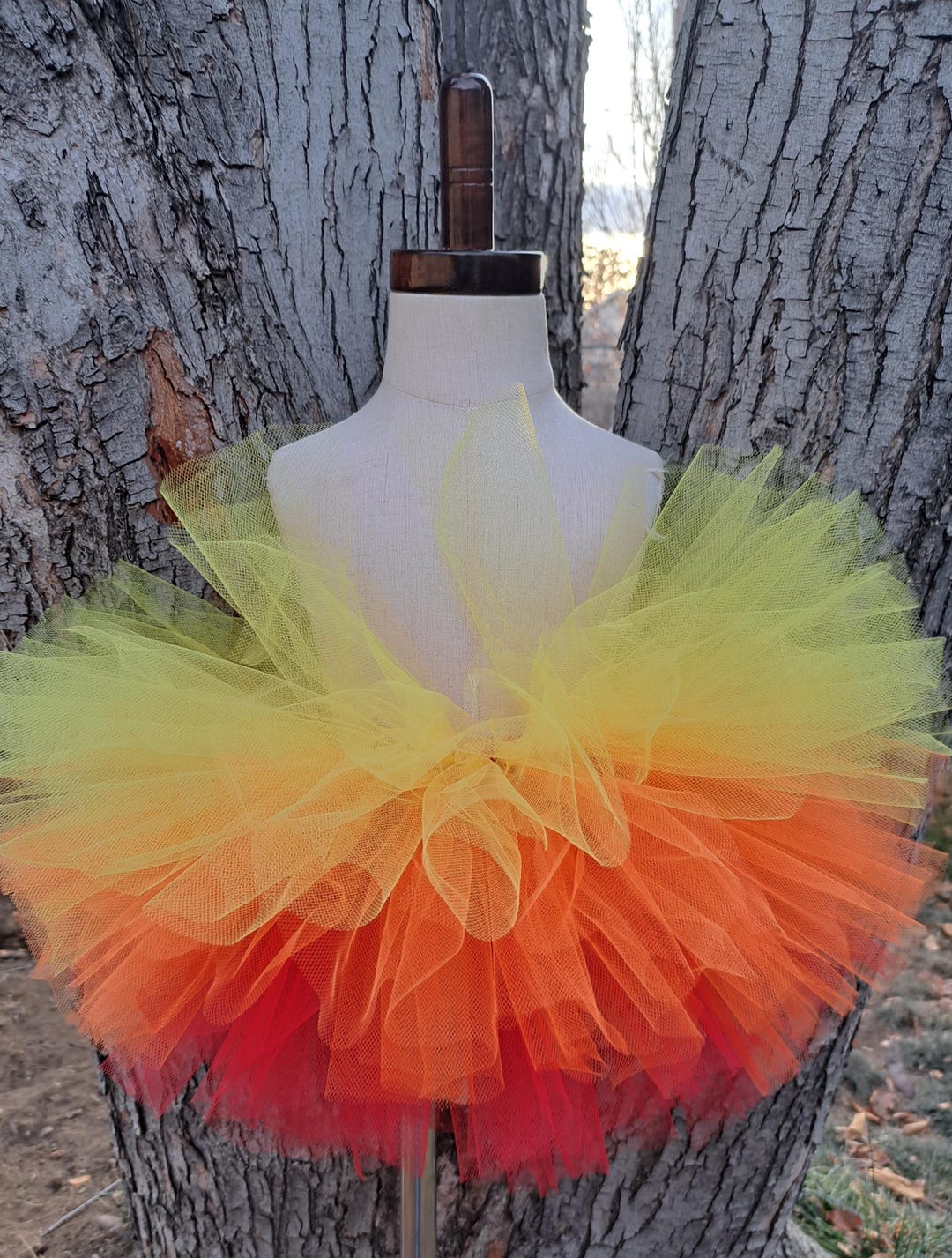 Ombre Red Orange Yellow Fire Tutu Sunrise Tutu Birthday Tutu Ballerina ...