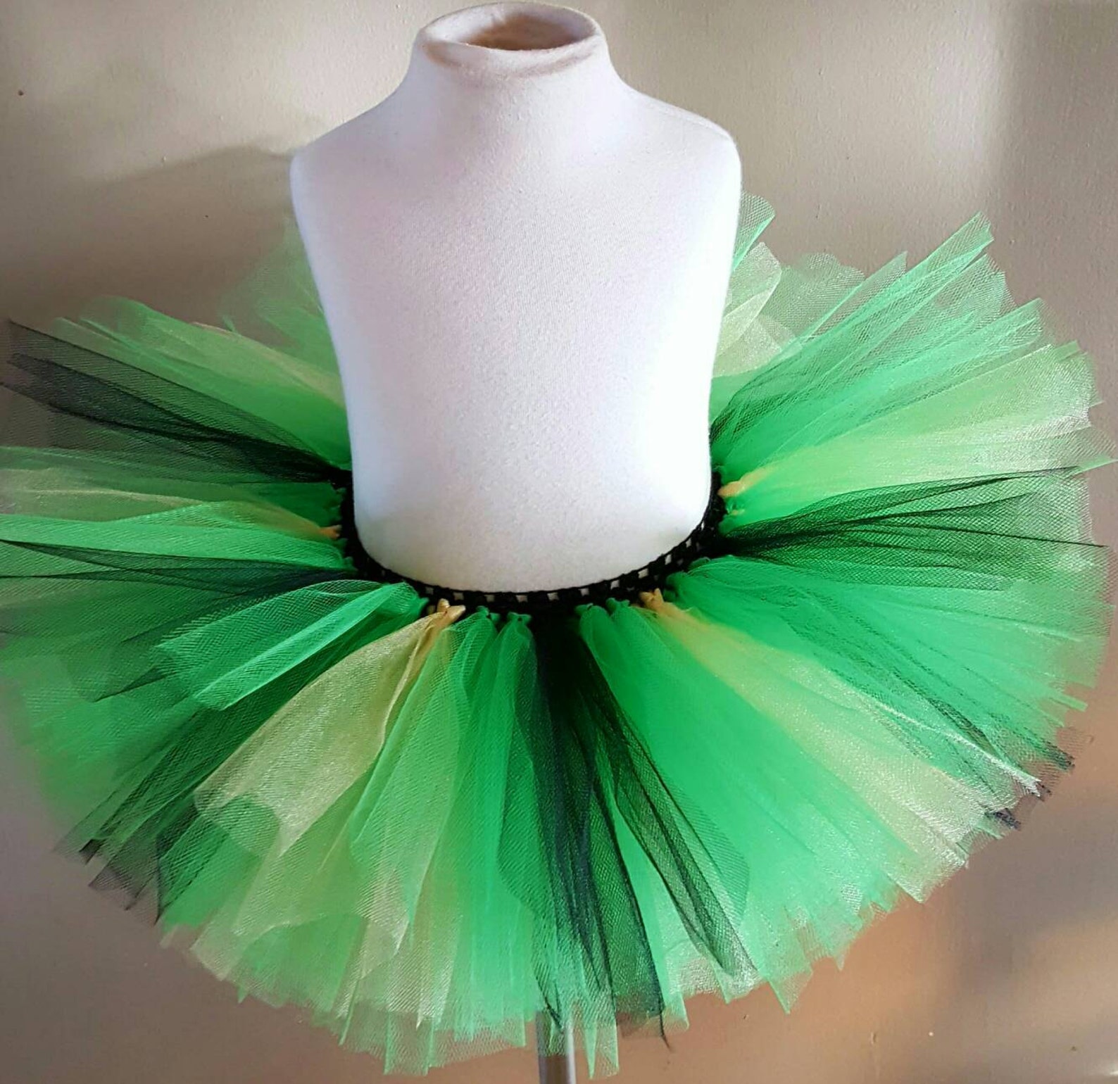 Tutú del día de San Patricio Tutú verde negro y dorado Tutú irlandés ...