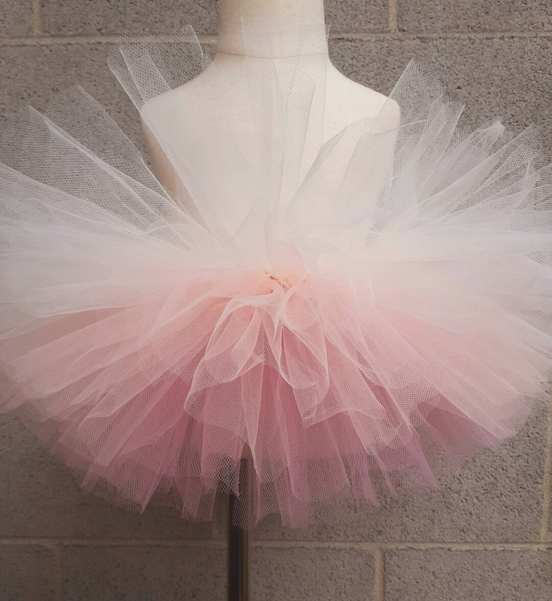 Ombre Rose Mauve Blush Ivory Tutu Birthday Tutu Ballerina Tutu Princess ...