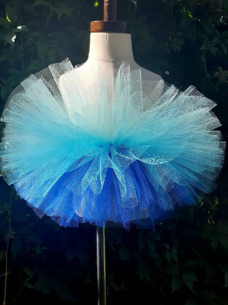 Blue Ombre Tutu Royal Blue Turquoise Aqua Tutu Halloween Tutu - Etsy