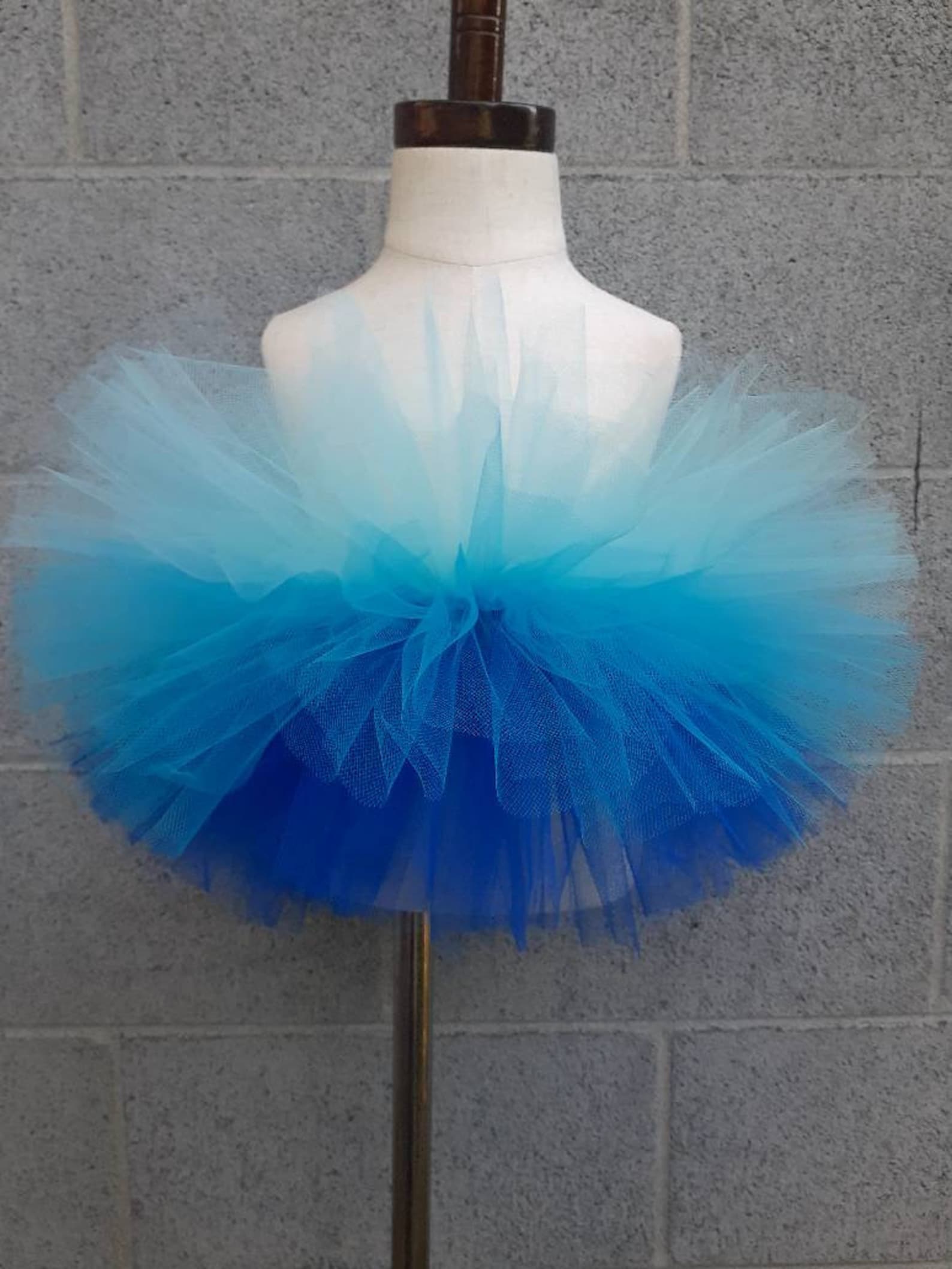 Blue Ombre Tutu Royal Blue Turquoise Aqua Tutu Birthday Tutu - Etsy