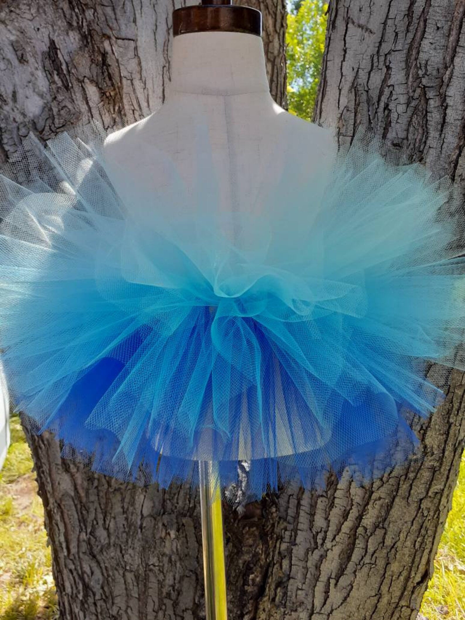 Blue Ombre Tutu Royal Blue Turquoise Aqua Tutu Halloween Tutu Ballerina ...