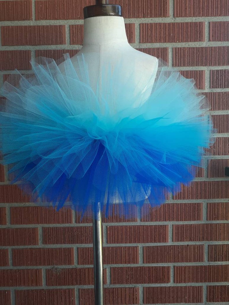 Blue Ombre Tutu Royal Blue Turquoise Aqua Tutu Halloween Tutu - Etsy