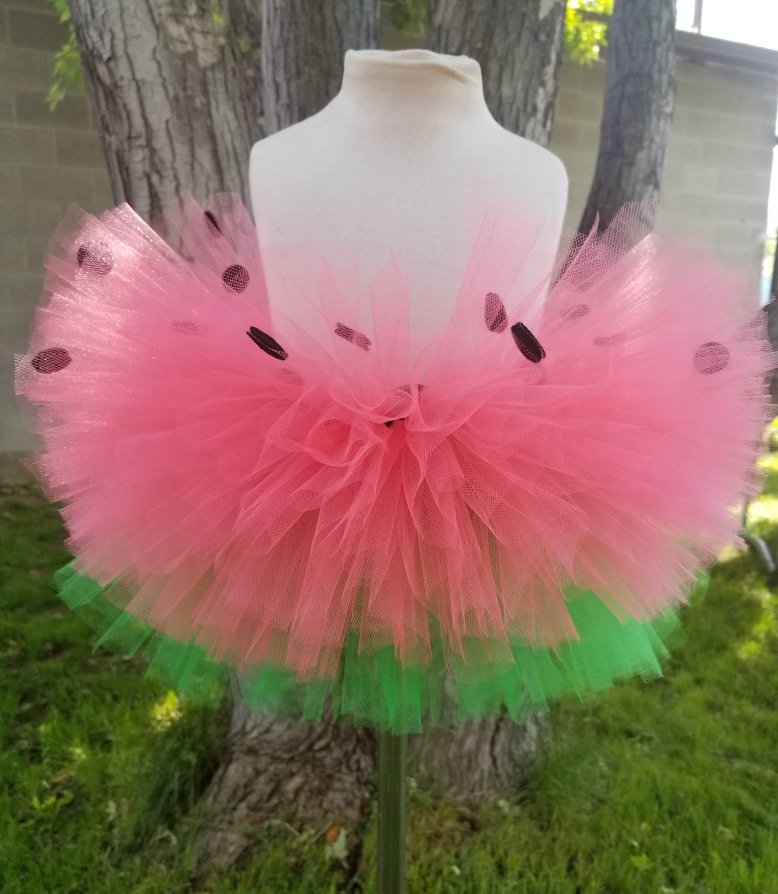 Watermelon Tutu Coral and Green Tutu Halloween Tutu Fruit Tutu ...