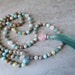 Love and Success Zen Style Mala Necklace, Matte Impression Jasper ...