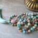 Love and Success Zen Style Mala Necklace, Matte Impression Jasper ...