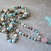 Love and Success Zen Style Mala Necklace, Matte Impression Jasper ...