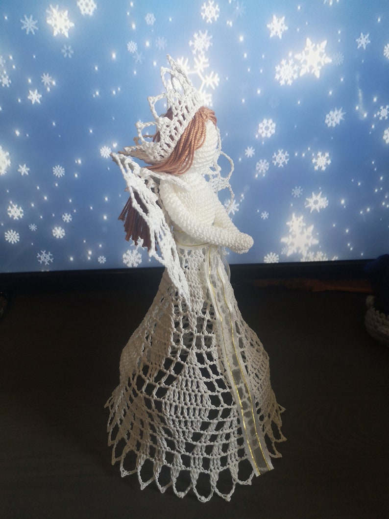 Large Crochet Angel - Etsy