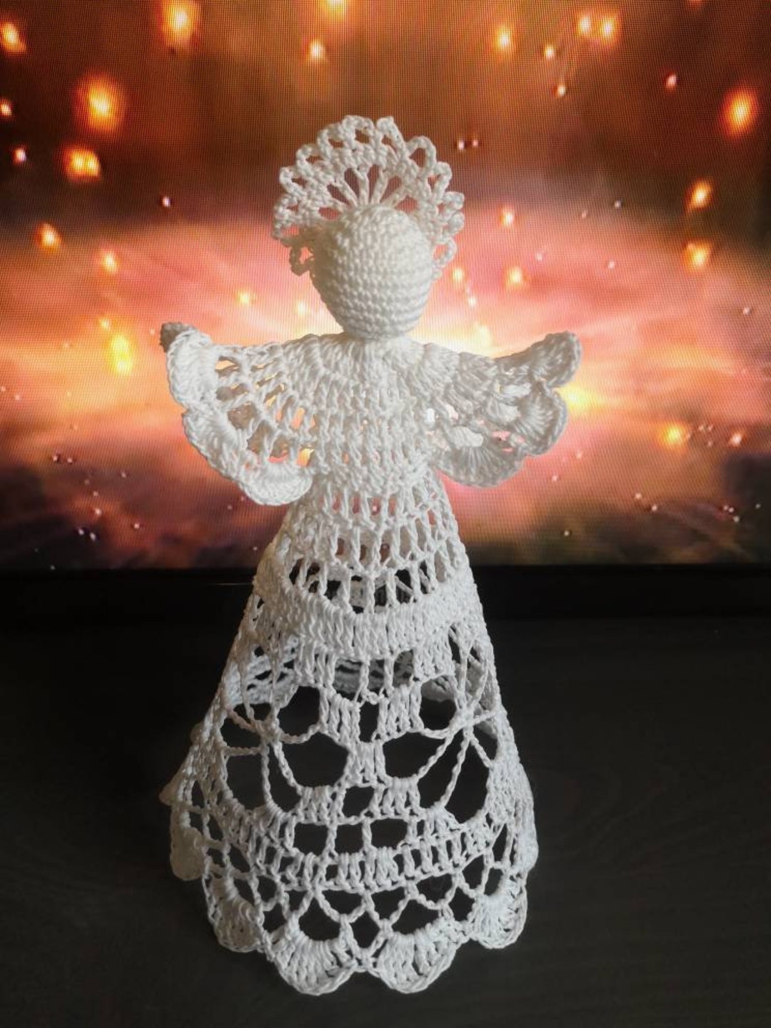 Crocheted Angel/christmas Tree Topper - Etsy
