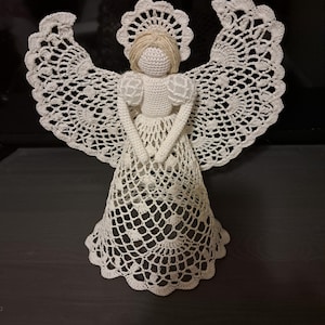 Large Crochet Angel - Etsy