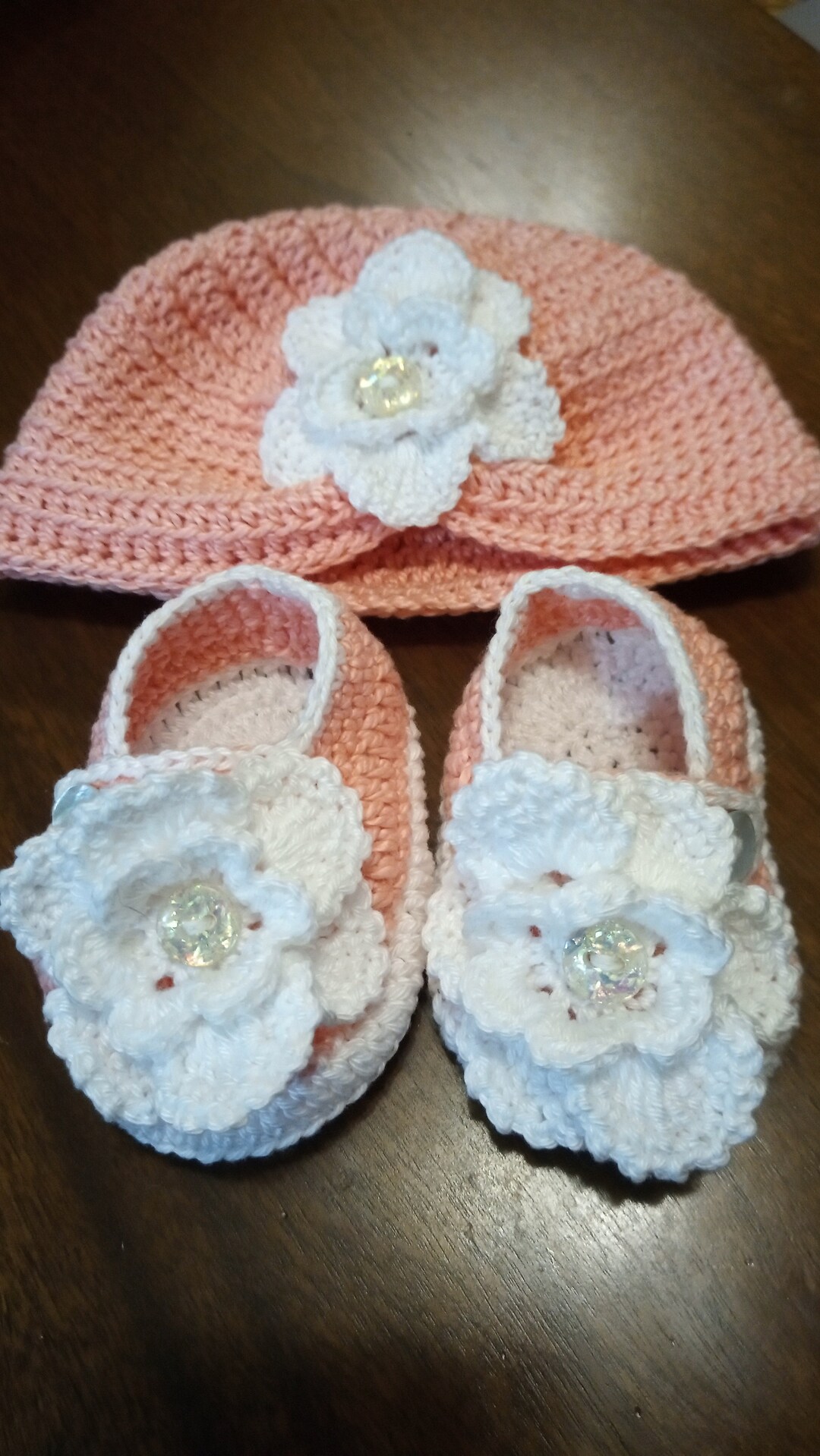 Newborn Baby Girl Shoes and Hat Set - Etsy