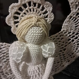 Large Crochet Angel - Etsy
