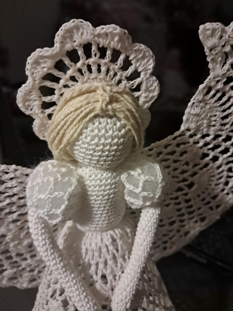 Large Crochet Angel - Etsy