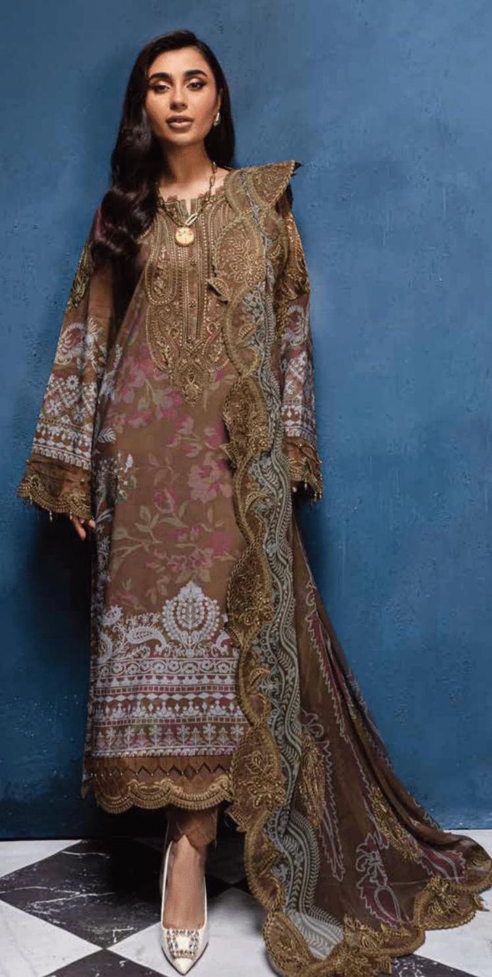 Eid Dress for Womens - Pakistani Embroidered Lawn Ramadan Partywear ...