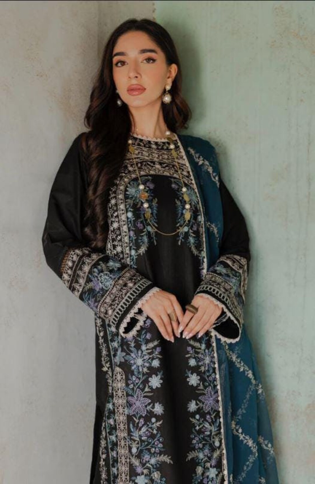 Eid Dress for Womens - Pakistani Embroidered Lawn Ramadan Partywear ...