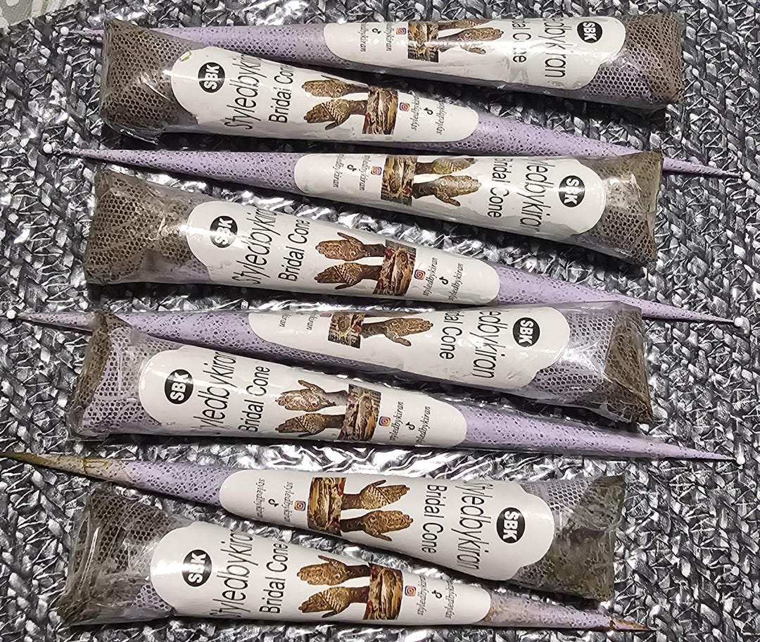 Natural Organic Henna Cone | Mehndi Cone | Organic Henna | Mehndi for ...
