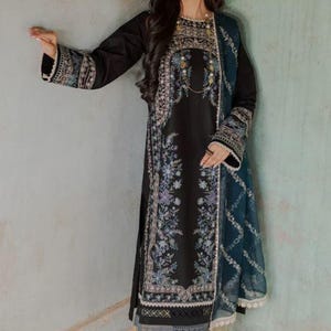 Eid Dress for Womens - Pakistani Embroidered Lawn Ramadan Partywear ...
