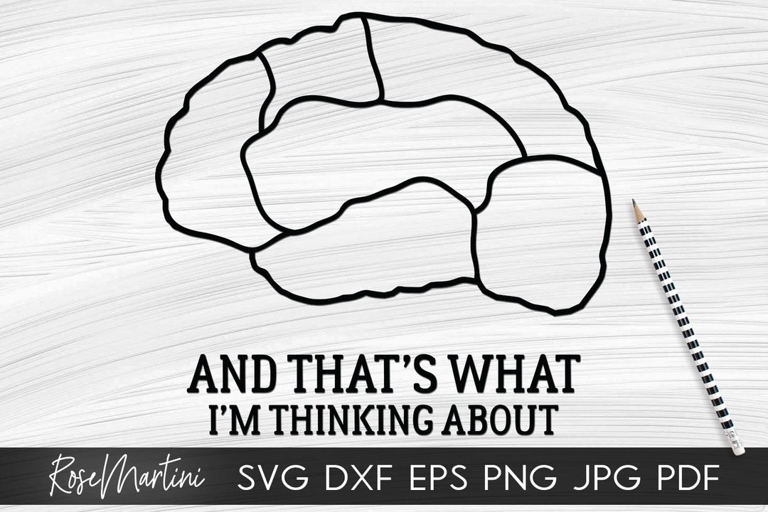 Brain Scan BLANK Svg SVG File for Cutting Machines - Cricut Silhouette ...