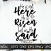 He is Not Here He is Risen SVG File for Cutting Machines - Cricut ...