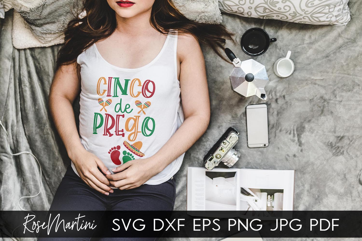 Cinco De Prego SVG File for Cutting Machines Cricut - Etsy Canada