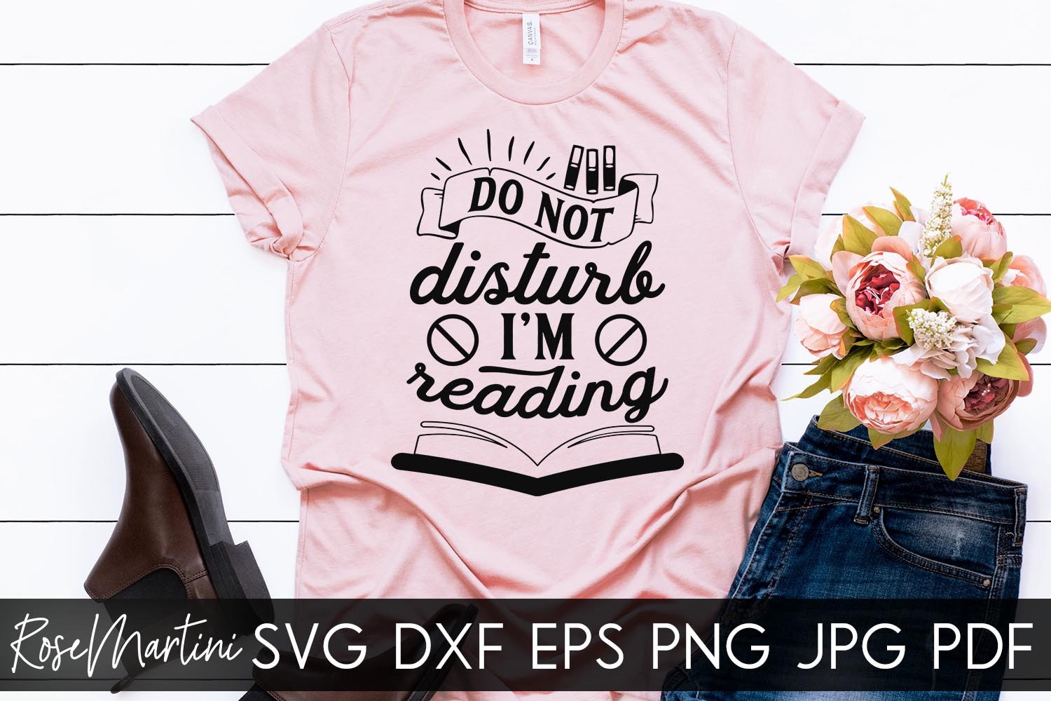 Do Not Disturb I'm Reading SVG file for cutting machines | Etsy