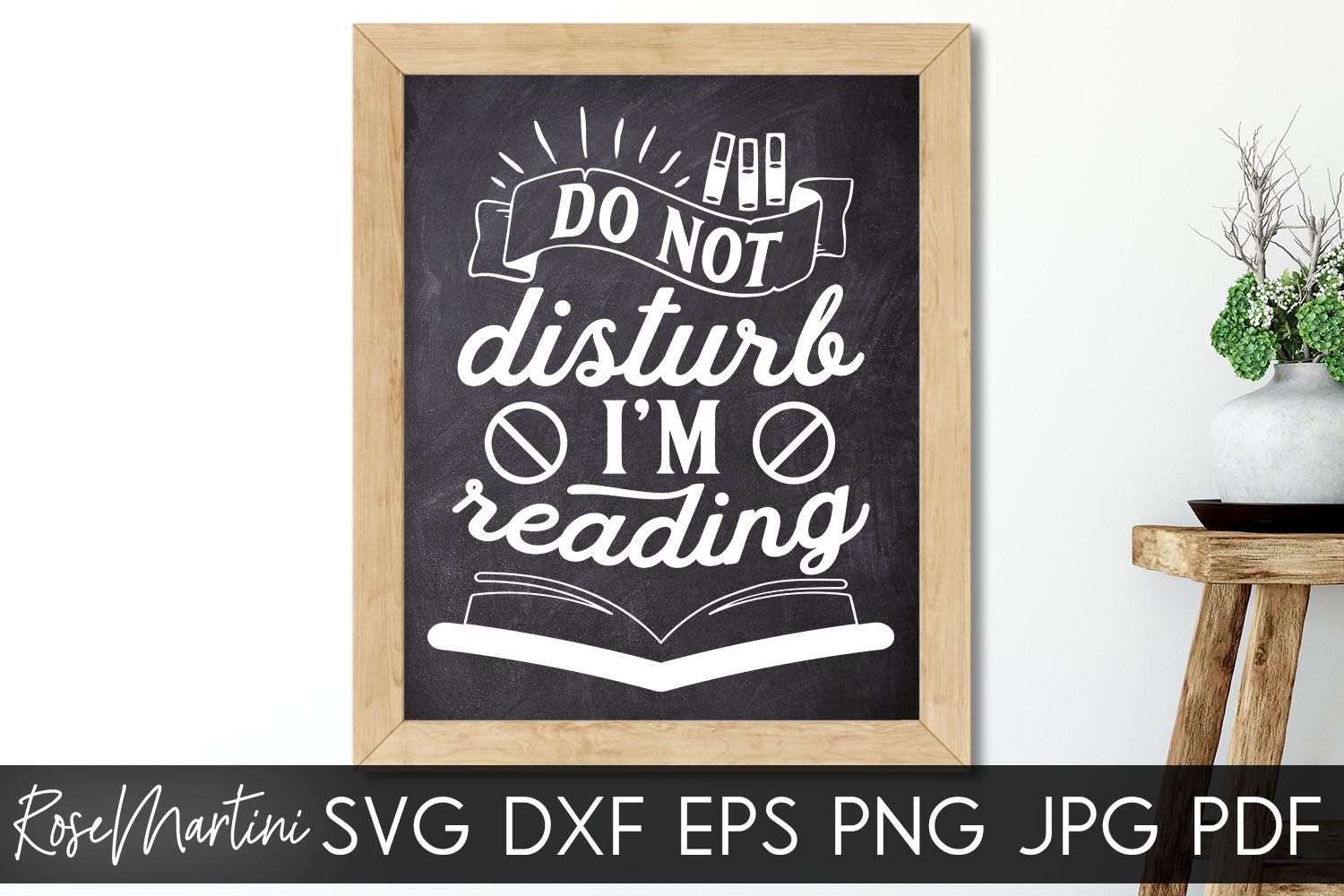 Do Not Disturb I'm Reading SVG File for Cutting Machines - Etsy