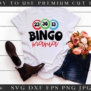 Bingo Mania SVG File for Cutting Machines Cricut Silhouette - Etsy