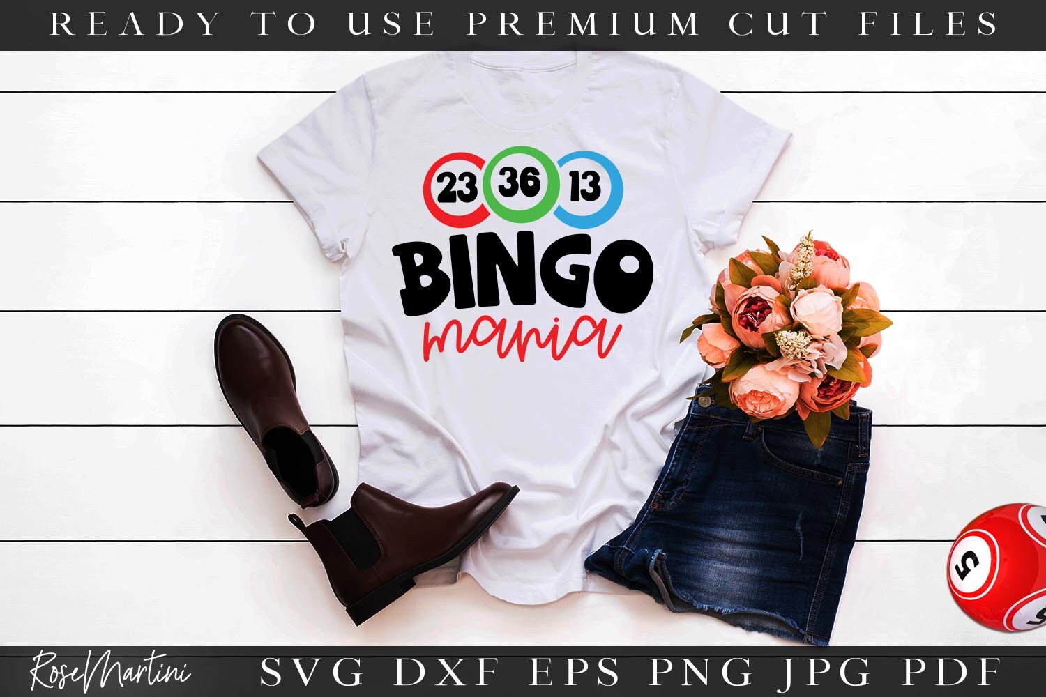 Bingo Mania SVG File for Cutting Machines - Cricut Silhouette Funny ...