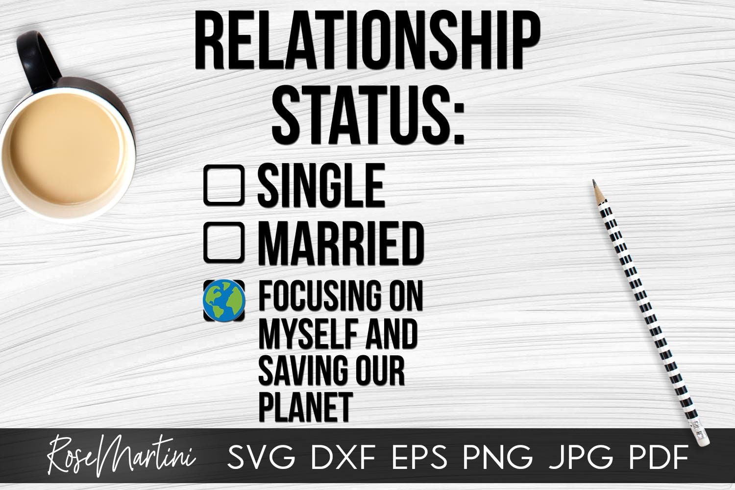 Relationship status SVG Single Married Checkbox SVG file for | Etsy