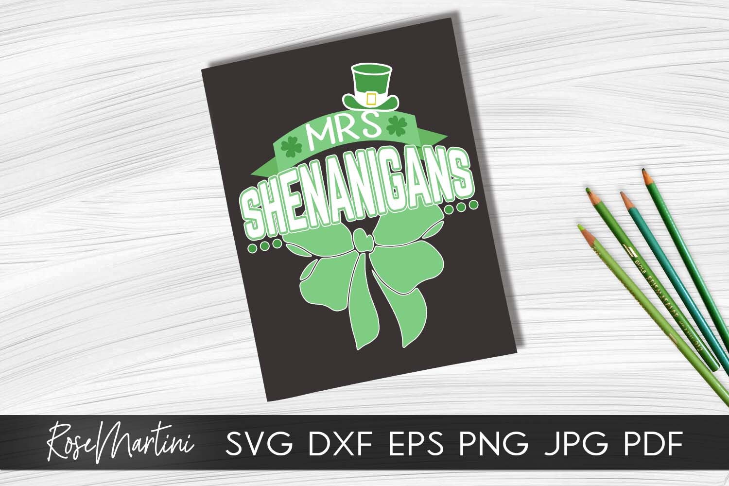 Mrs Shenanigans SVG File for Cutting Machines Cricut | Etsy
