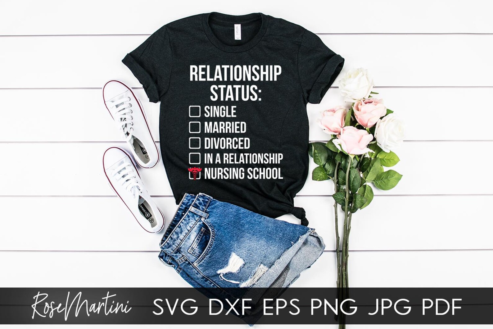 Relationship Status SVG Single Married Checkbox SVG File for Cutting ...