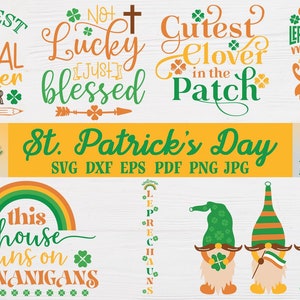 St Patricks Day Bundle SVG Cut File for Cutting Machines Cricut ...