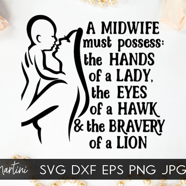 Midwife Silhouette - Etsy Canada