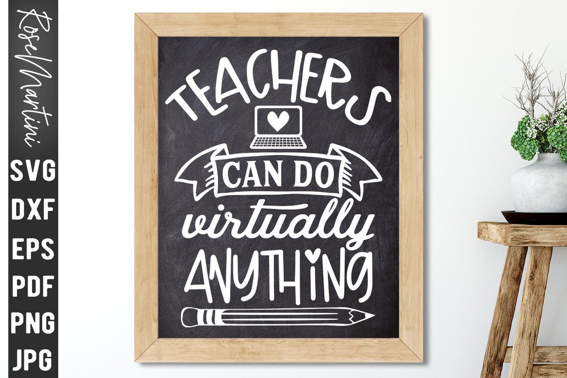 Teachers Can Do Virtually Anything SVG File for Cutting - Etsy