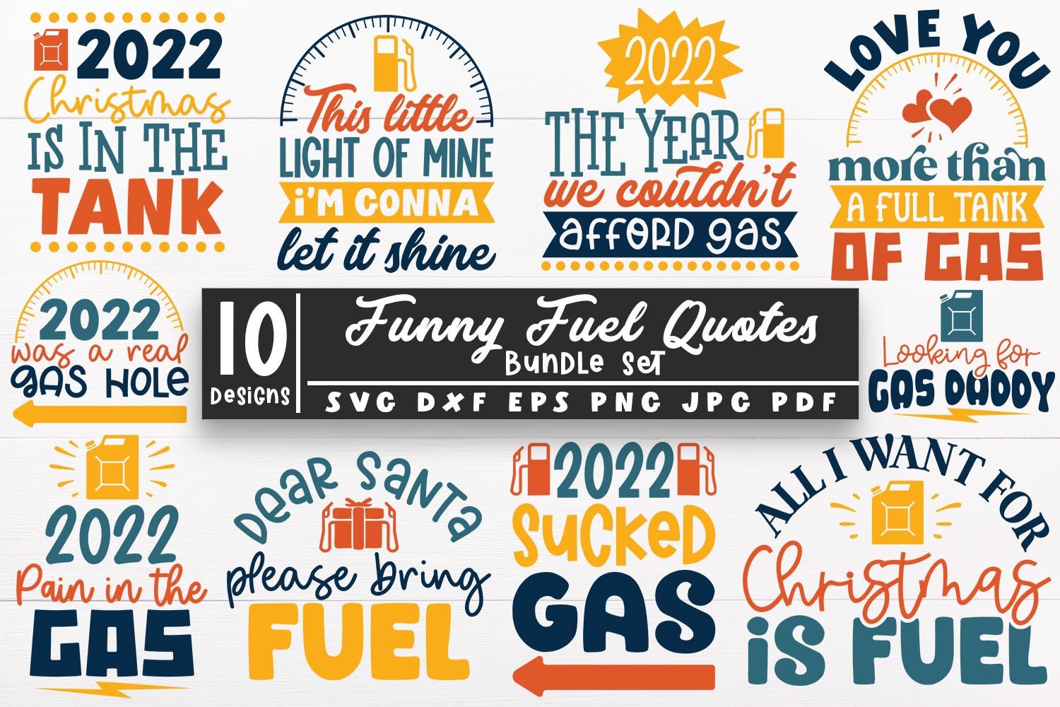 Gas Tank SVG Bundle Gas Ornaments SVG Bundle Fuel Ornament - Etsy