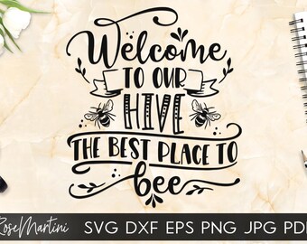 Instant Digital Download: Welcome to Our Hive Sign - Etsy