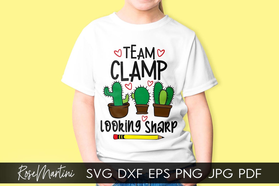 Team Clamp Looking Sharp SVG File for Cutting Machines - Cricut ...