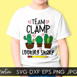 Team Clamp Looking Sharp SVG File for Cutting Machines - Cricut ...