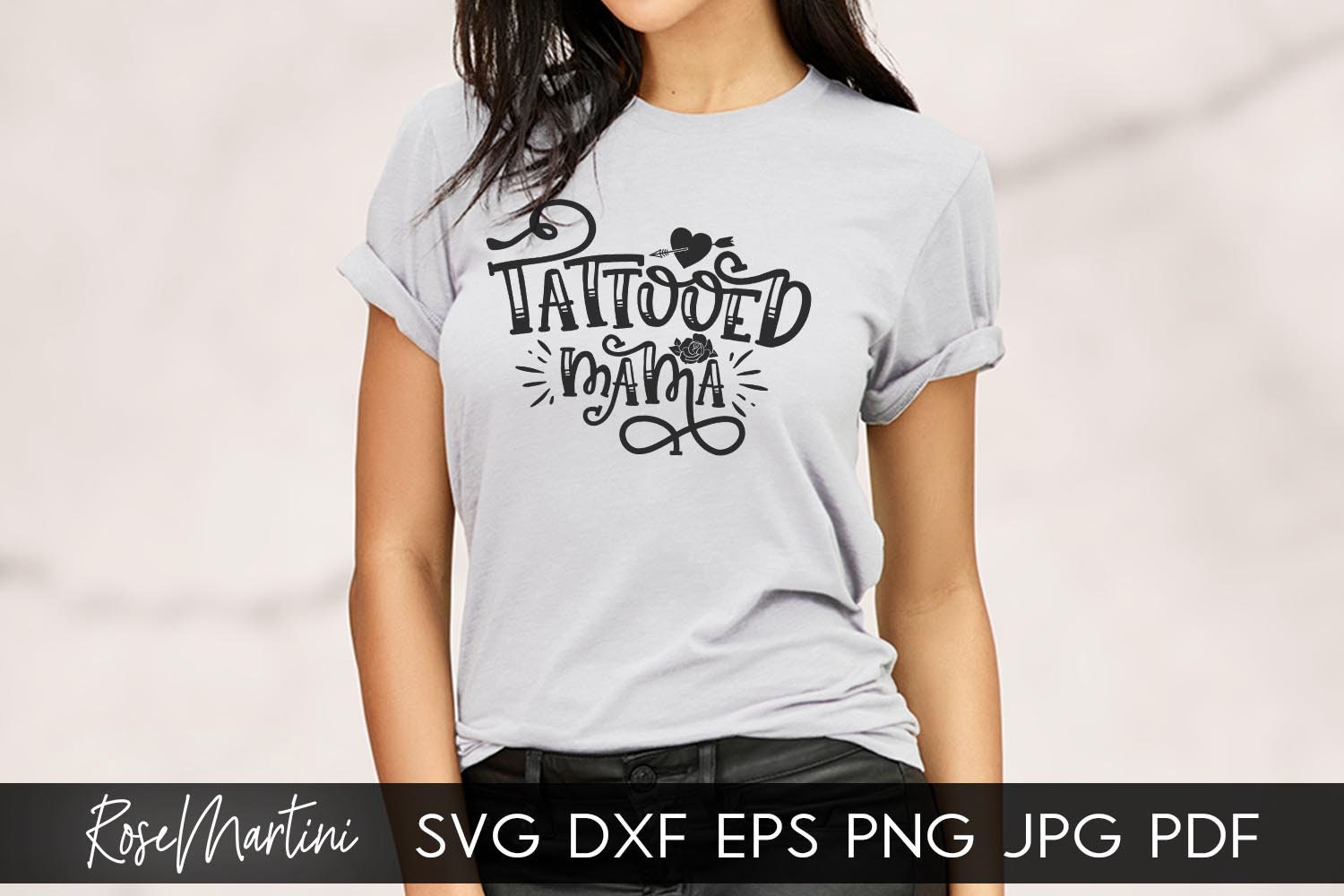 Tattooed Mama SVG File for Cutting Machines - Cricut Silhouette Svg ...