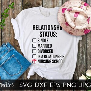 Relationship Status SVG Single Married Checkbox SVG File for Cutting ...