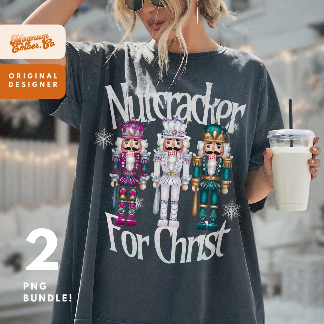 Christmas Nutcrackers PNG Duo, Christian Png Coquette Christmas, Preppy ...
