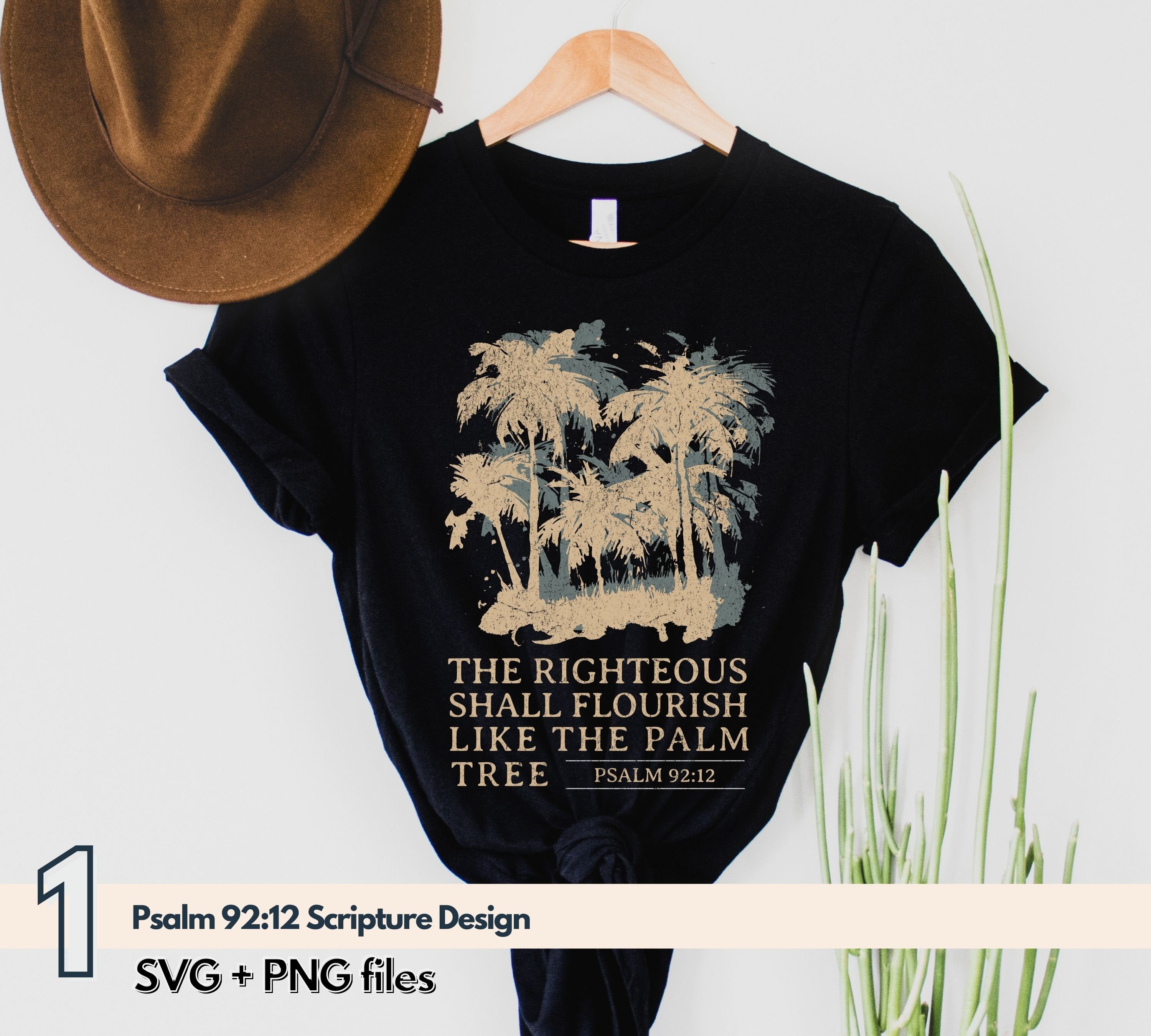 Psalm 1:3 Christian SVG for Women Palm Tree Christian Tshirt - Etsy