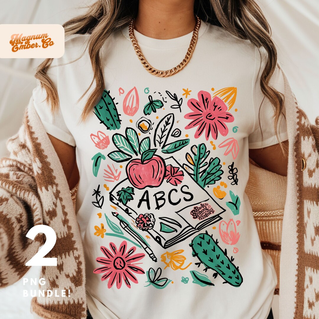 Progress Over Perfection Club, Teaching Back to School PNG DUO, Boho ...