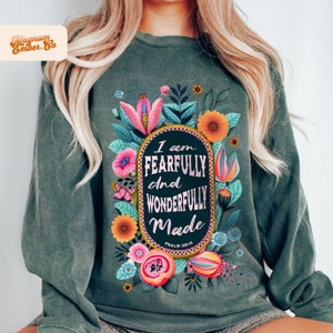 I Am Fearfully and Wonderfully Made PNG DUO, Psalms Christian Designs ...